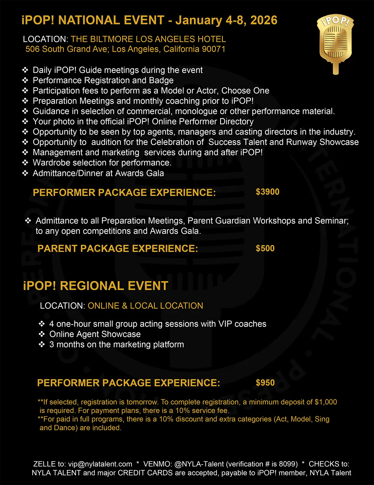 Programs | NYLA Talent